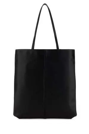 JIL SANDER Leather Shopping Bag - Black