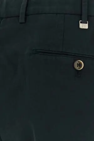 PT TORINO Stretch Cotton Bermuda Shorts - Black