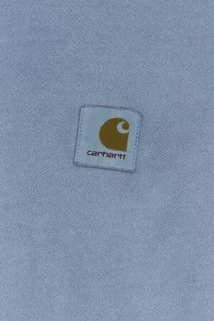 Carhartt Work In Progress Cotton Hooded Sweatshirt With Logo Detail - Blue