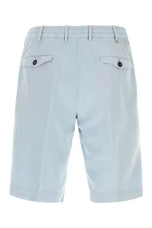 PT TORINO Lyocell Blend Bermuda Shorts - Blue