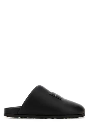 Givenchy Leather Slippers - Black
