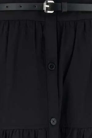 Michael Kors Sleeveless Midi Poplin Dress