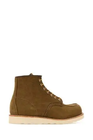 Red Wing Suede Lace-up Ankle Boots