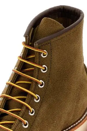 Red Wing Suede Lace-up Ankle Boots