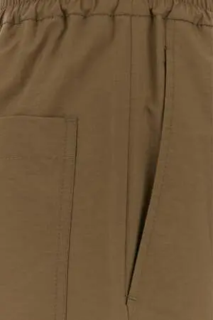 Brunello Cucinelli Cotton Blend Wide-leg Pant