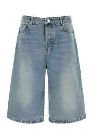 Ami Denim Bermuda Shorts - Blue