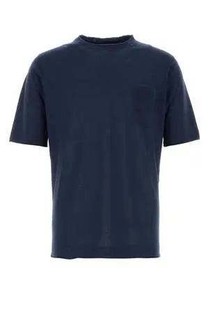 PALTO' Navy Knit T-shirt