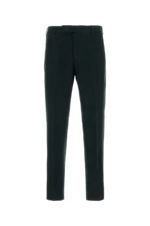 PT TORINO Lyocell Blend Tailored Trousers - Black