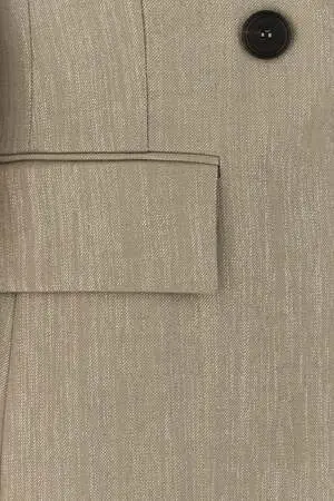 Brunello Cucinelli Cappuccino Twill Blazer - Light Brown