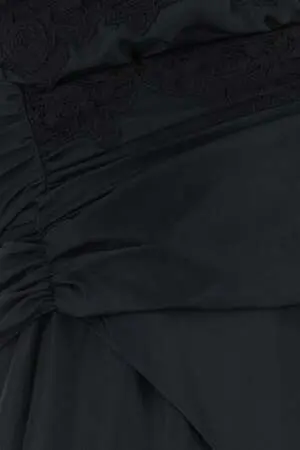 Moschino Satin Dress With Lace Insert