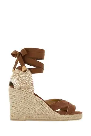 CastaÑer Canvas Bailey Wedge Espadrilles - Brown