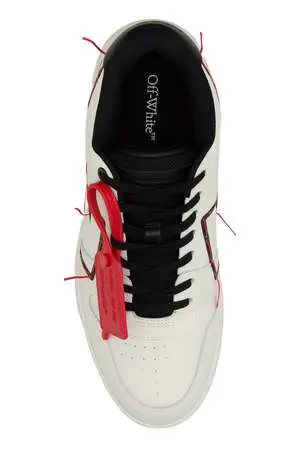Off-White Out Of Office" Patent Leather Sneakers With Arrow Print - White