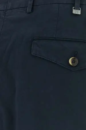 PT TORINO Stretch Cotton Trousers - Blue