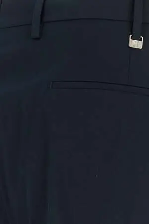 PT TORINO Stretch Cotton Tailored Trousers - Blue