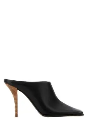Alaïa Leather Mules - Black