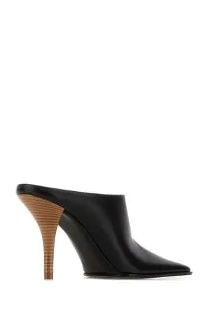 Alaïa Leather Mules With Stiletto Heel - Black