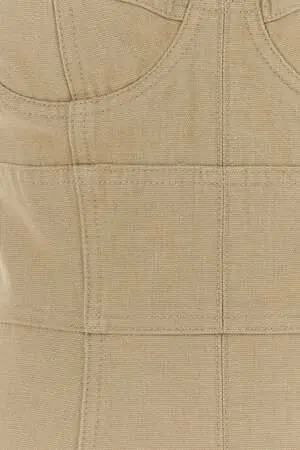 Dsquared2 Sand Denim Mini Dress