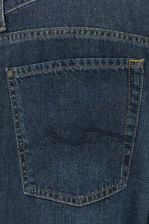 Seven For All Mankind Stonewashed Cotton And Silk Denim Jeans