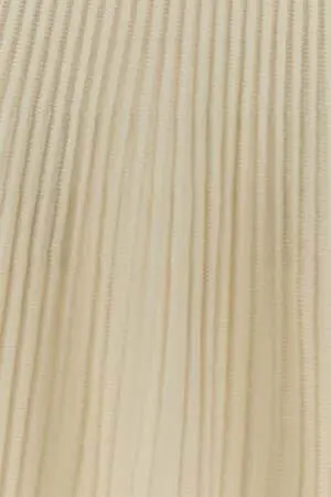 Alaïa Ivory Wool Blend Skirt