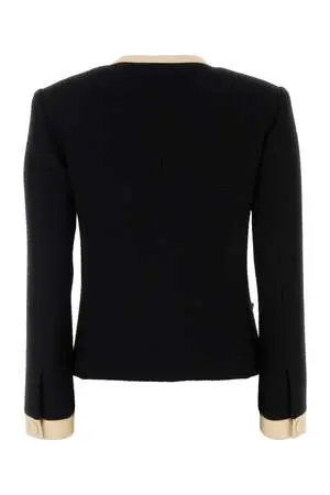 Valentino Garavani Tweed Blazer With Bow Detail