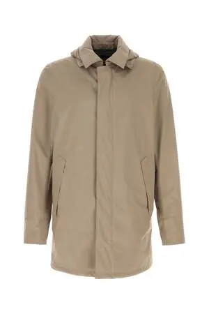 Herno Cappuccino Polyester Jacket - Light Brown