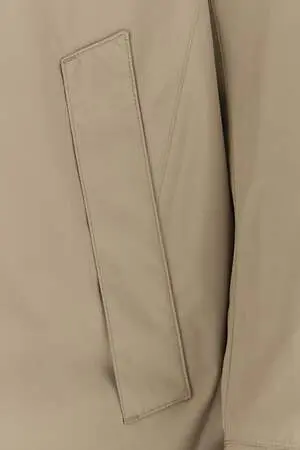 Herno Cappuccino Polyester Jacket With Detachable Hood