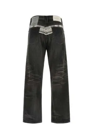 Yohji Yamamoto Vintage Effect Denim Jeans