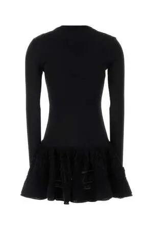 Alaïa Stretch Wool Blend Mini Dress