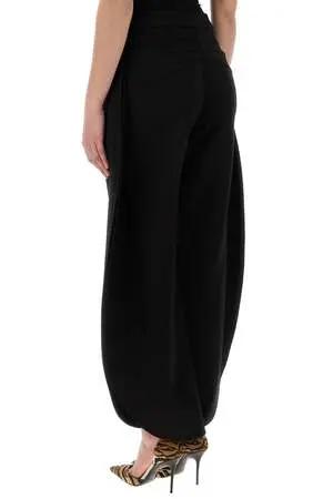 Alaïa Wool Petal Wide-leg Trousers