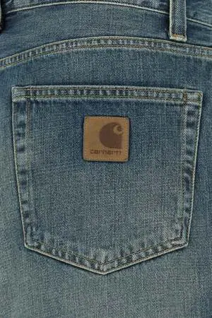 Carhartt Work In Progress Vintage Effect Denim Aaron Pant - Blue