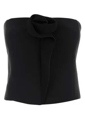 Giorgio Armani Embellished Silk Bodice