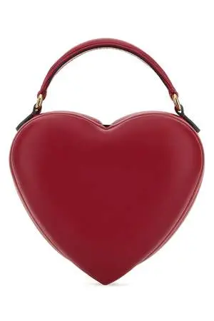 Moschino Heart Shaped Nappa Leather Handbag