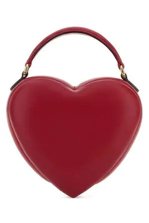 Moschino Heart Shaped Nappa Leather Handbag