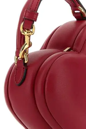 Moschino Heart Shaped Nappa Leather Handbag