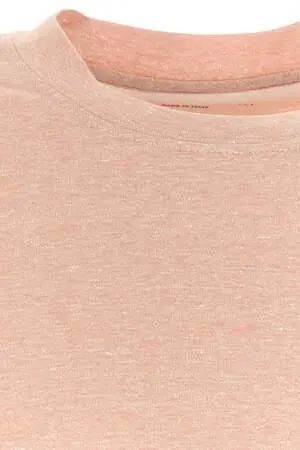 Brunello Cucinelli Salmon Linen Blend T-shirt