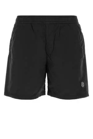 Stone Island Nylon Swimming Shorts - Black