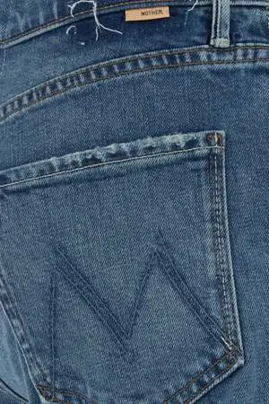 MOTHER Stretch Denim Lasso Sneak Wide-leg Jeans