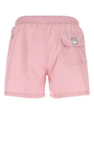 Fedeli Printed Polyester Swimming Shorts