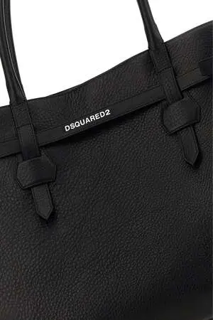 Dsquared2 Leather Twin Shopping Bag