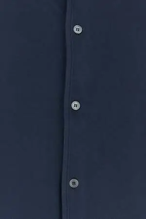 Fedeli Navy Piquet Shirt