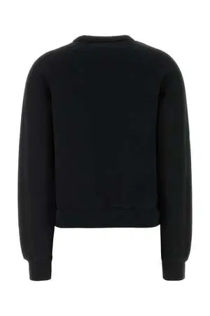 Kenzo Cotton Sweatshirt With Bone Flower Print