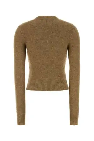 Ami Camel Stretch Alpaca Blend Sweater