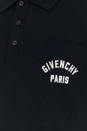 Givenchy Piquet Polo Shirt - Black