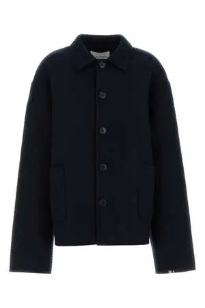 Extreme Cashmere Navy Wool Blend Coat