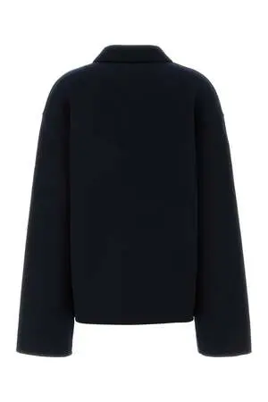 Extreme Cashmere Navy Wool Blend Coat