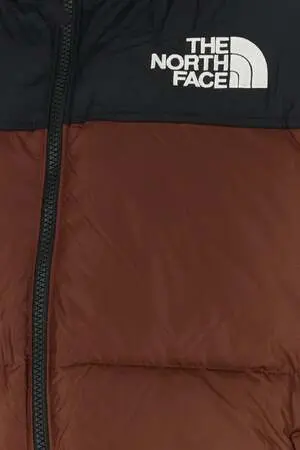 The North Face Two-tone Quilted Down Jacket With Logo Embroidery - White