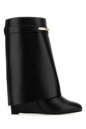 Givenchy Leather Shark Pinch Boots - Black