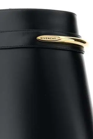Givenchy Leather Shark Pinch Boots - Black