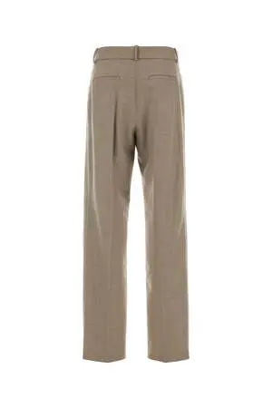ORIANE Dove Stretch Wool Trousers