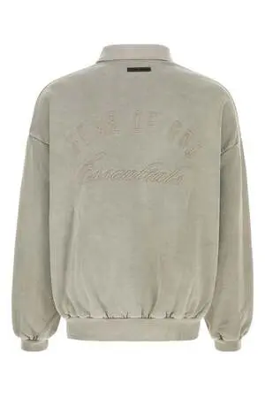 Fear Of God Dove Cotton Polo Shirt - Grey
